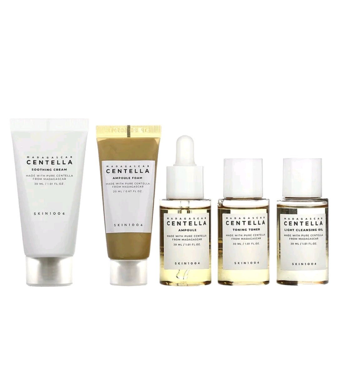 Skin1004 Madagascar Centella Travel Kit, 5 Piece Set – CayExpress